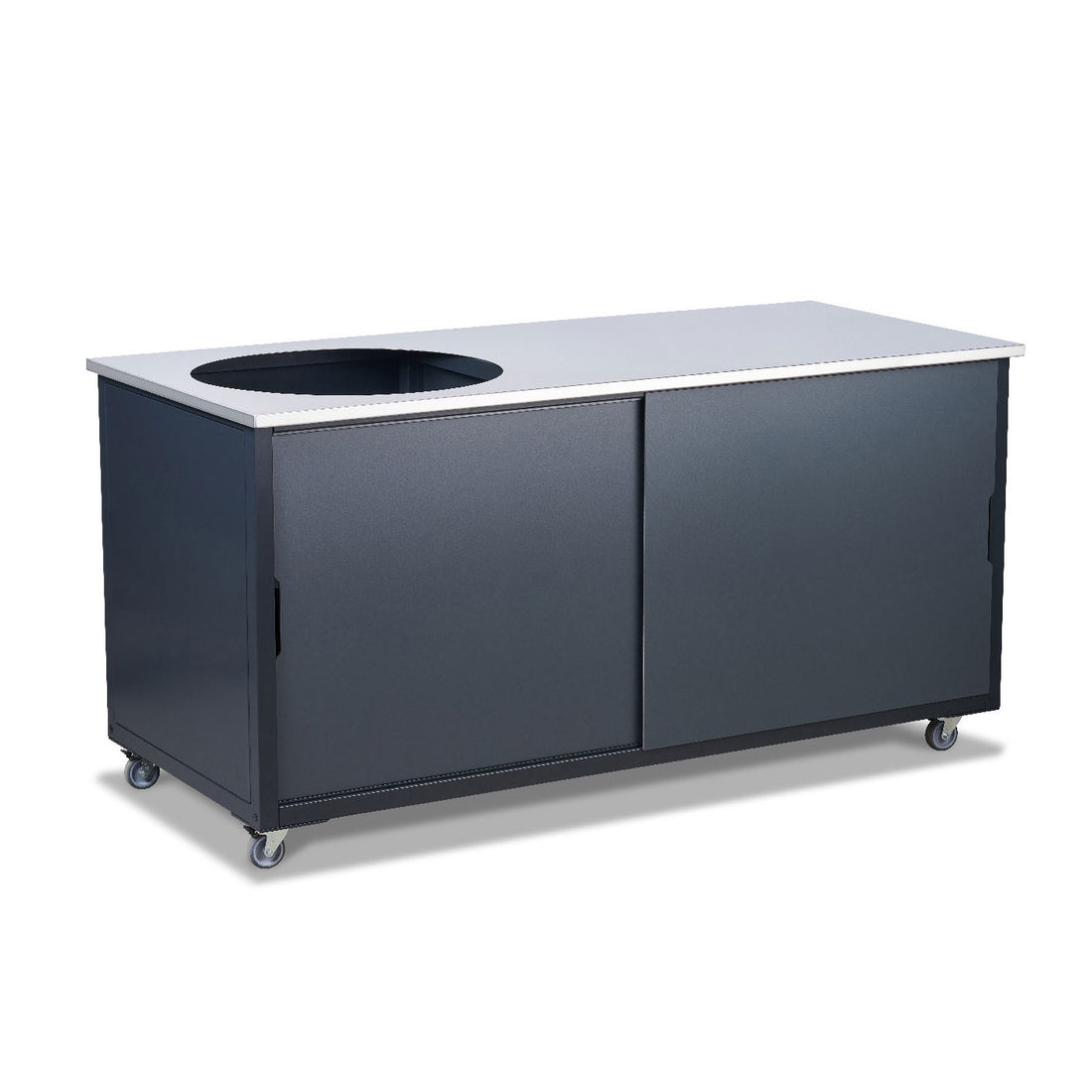 BIG4SPACE 180 outdoor kamado kitchen kamado table carbon grey – KamadoSpace