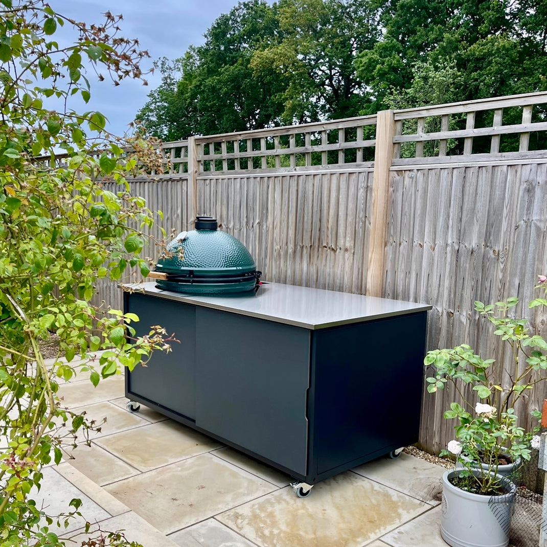 BIG4SPACE premium outdoor kitchen, kamado table, BBQ Gazebo, Pergola ...